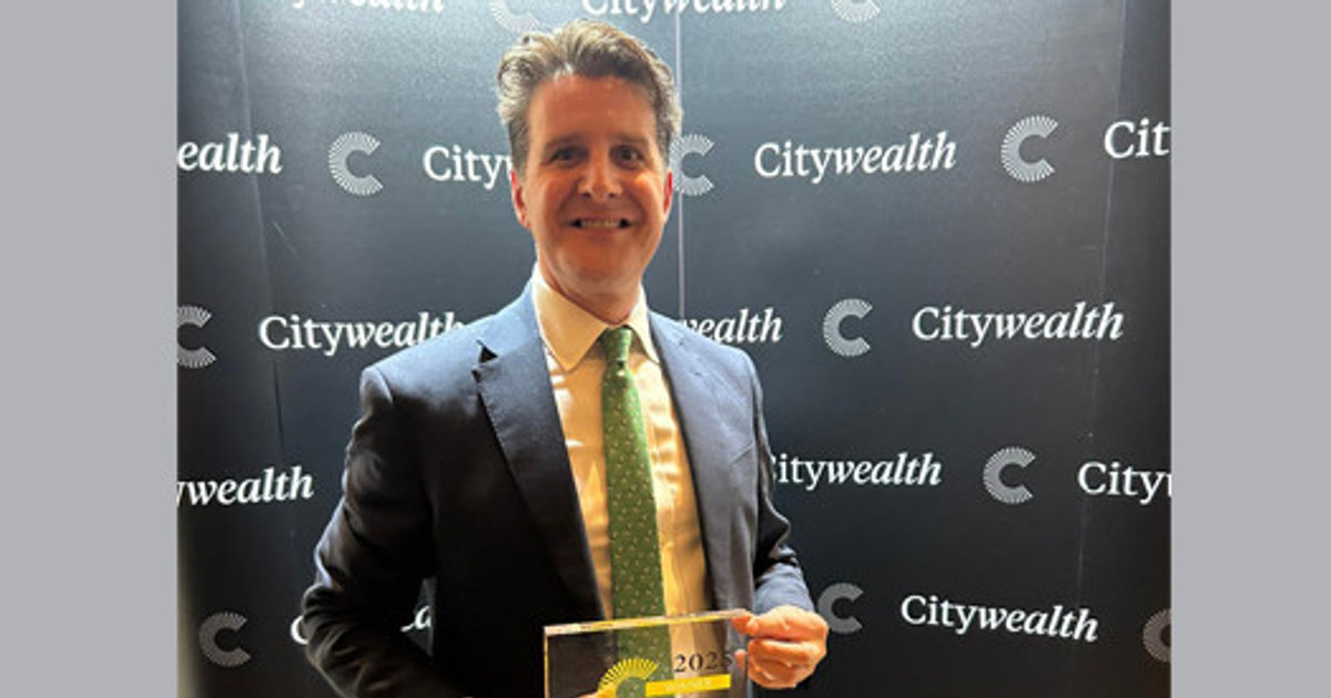 Justin Maloney recognised at Citywealth IFC Awards 2025 | News | Jersey ...